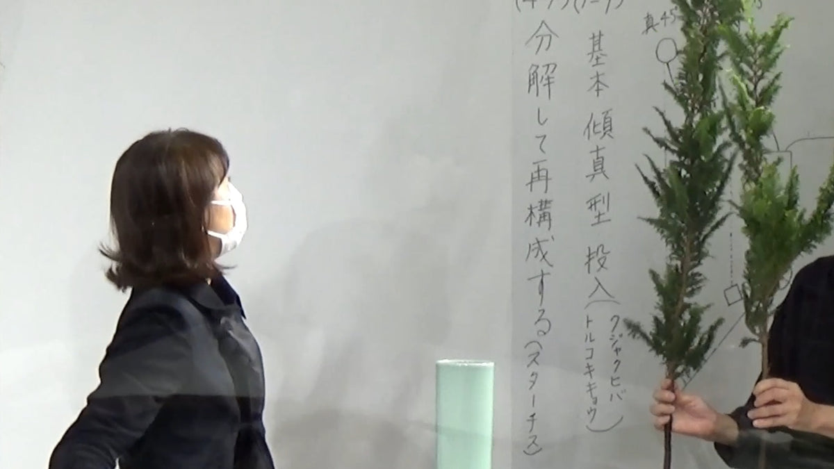 1-9 Basic Slanting Style Nageire by Ms.Gaho Isono – anytime SOGETSU